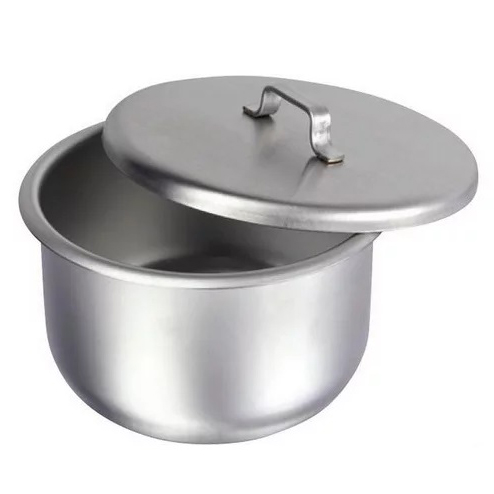 Gallipot with Lid Stainless Steel - Mumtaz Abdullah